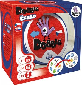 ASMODEE Hra postřehová Dobble Česko plechová krabička *SPOLEČENSKÉ HRY* asdobcze01