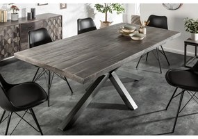 Massive home | Jídelní stůl GALAXIE 200 CM šedý masiv mango