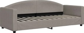Válenda s přistýlkou a zásuvkami taupe 80 x 200 cm textil 3197240