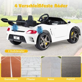 Costway Licencované dětské elektrické autíčko RUF 24 V bateriové elektrické
