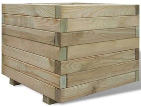 Vyvýšený záhon 50 x 50 x 40 cm dřevo čtvercový,  41659