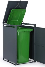 Přístřešek na popelnici 240 l, 1160 x 695 x 800 mm