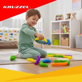 Pop Pipes – Montessori flexibilní trubičky – 10 kusů