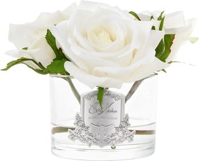 Côte Noire Five Roses kytice parfémovaných růží Ivory White