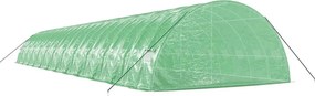 Skleník s ocelovým rámem zelený 144 m² 24 x 6 x 2,85 m 3188115