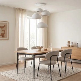 Brilagi - Lustr na lanku WABI SABI 4xE27/40W/230V pr. 95 cm bílá