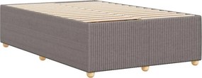 Rám postele bez matrace taupe 120 x 200 cm textil 3284932