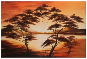 Gario Ručně malovaný obraz Krásná Afrika Rozměry: 120 x 80 cm