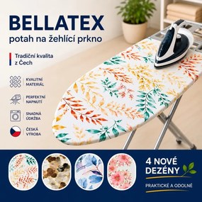 Bellatex Potah na žehlicí prkno Růžová,Šedá délka 110-120 cm a šířka 30–38 cm