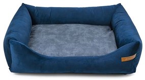 Modro-tmavě šedý pelíšek pro psa 85x105 cm SoftBED Eco XL – Rexproduct