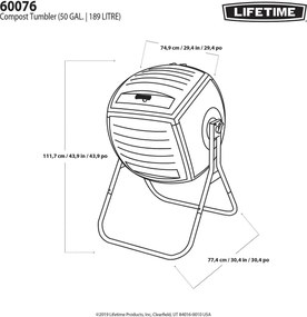 LANIT PLAST, s.r.o. kompostér LIFETIME 60076 SINGLE LG3724