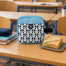Iris Barcelona Dětský termoobal na sandwich Zipper 0,5 l modrý / Termo