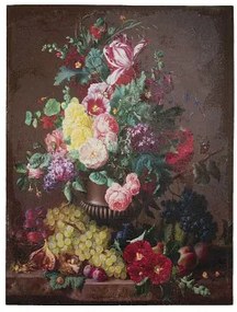 Obraz na plátně FLOWERS AND FRUIT