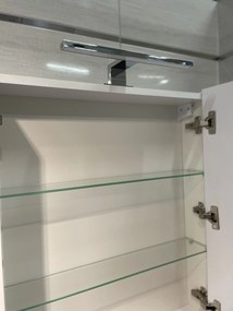 Kingsbath Eliba 70 zrcadlová skříňka do koupelny s LED osvětlením