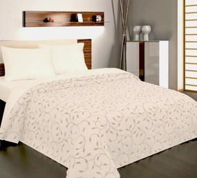 DekorTextil Přehoz na postel Indiana ROZMĚR: 140 x 220 cm šedobéžová