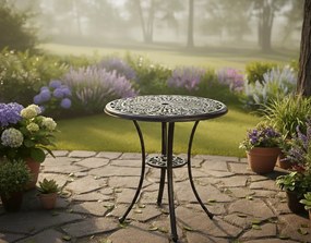 Zahradní stůl Danbury 68 cm antický bronz