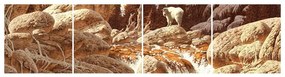 Obraz horské kozy (160x40 cm), 40 dalších rozměrů