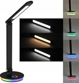 Stolní lampa Neptun Led černá 7W neutrální barva +rgb Goldlux Polux