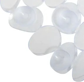 MSV GALETS protiskluzová podložka do vany průhledná / PVC / 99 x 39 cm