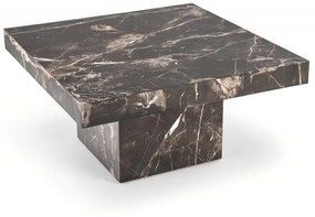 Konferenční stolek- MONOLIT- Černý/ Mramor