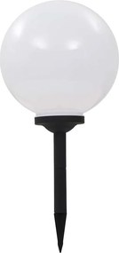 Zahradní solární lampy 4 ks LED kulovité 30 cm RGB 277127