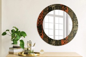 Kulaté dekorativní zrcadlo Grunge abstract vzorec fi 50 cm