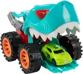 TEDDIES Vystřelovací auto Dinosaurus 18 cm / Na volný chod / Plast / 2