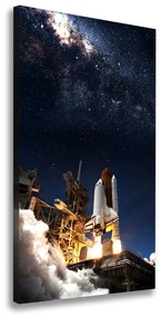 Wallmuralia Vertikální Foto obraz na plátně Startující raketa 50x100