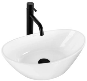 REA-U6802 - Umyvadlo na desku KATE 27x45 cm keramika/lesklá bílá REA-U6802