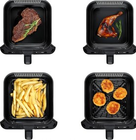 TESLA AirCook DualZone Q670 XXL - multifunkční duální digitální horkovzdušná fritéza