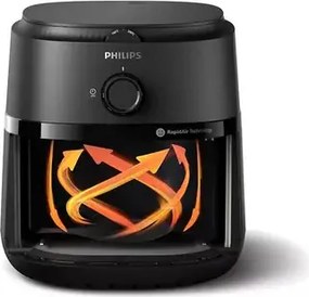 Philips NA120/00 černá / Horkovzdušná fritéza / 2750 W / objem 4.2 l