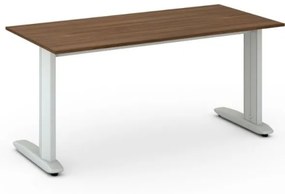 Kancelářský psací stůl PRIMO FLEXIBLE 1600 x 800 mm, ořech
