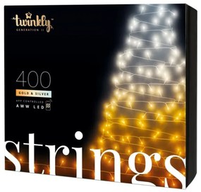 Twinkly TWS400GOP-BEU - LED Venkovní vánoční řetěz 400xLED 35,5m IP44 Wi-Fi