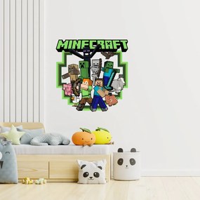 PIPPER. Textilní samolepka na zeď "Minecraft 2"