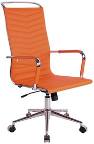 Kancelářská židle Clapgate - umělá kůže | oranžová