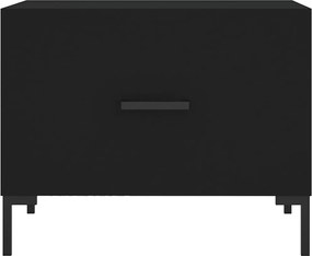 vidaXL Konferenční stolek 50 x 50 x 40 cm kompozitní dřevo [829398] Barva: Černá