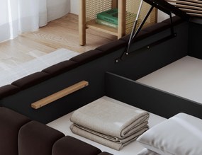 Postel Lamica 180x200 + Kovový rám/plynový výtah/kontejner