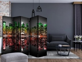 Paraván Reggae - New York Dekorhome 225x172 cm (5-dílný)