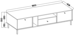 Falco TV stolek Tomila 313/2 eukalyptus