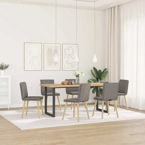 Jídelní židle 6 ks taupe textil 3315631