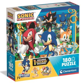 Clementoni - Puzzle 180 Sonic the Hedgehog 4