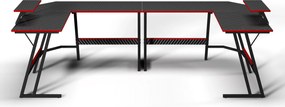 Herní stůl BG02 černý 130 cm