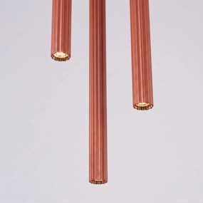 Sollux Lighting Závěsné svítidlo ARCHE 3P okrově červené