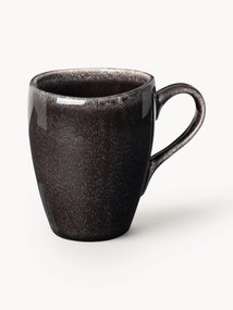Sada ručně vyrobených hrnků Nordic Coal, 250 ml, 6 dílů