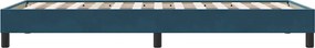 Postel Box Spring bez matrace tmavě modrá 100x210 cm samet 3315817