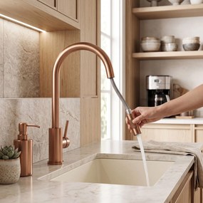 Rea, výtok s perlátorem pro kuchyňskou baterii REA Fresh, měděná matná, REA-B9074