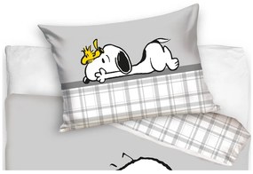 Carbotex Povlečení do postýlky 100x135 + 40x60 cm - Snoopy Nejlepší kamarádi