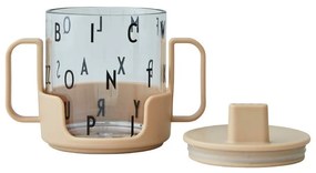 Béžový dětský hrnek Design Letters Grow With Your Cup