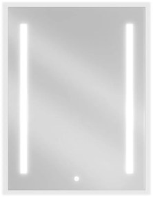 Mexen Remi, LED koupelnové zrcadlo s podsvícením 60x80 cm, 6000K, ochrana proti zamlžování, 9804-060-080-611-00