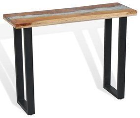 vidaXL Odkládací stolek, teak, 100x35x75 cm